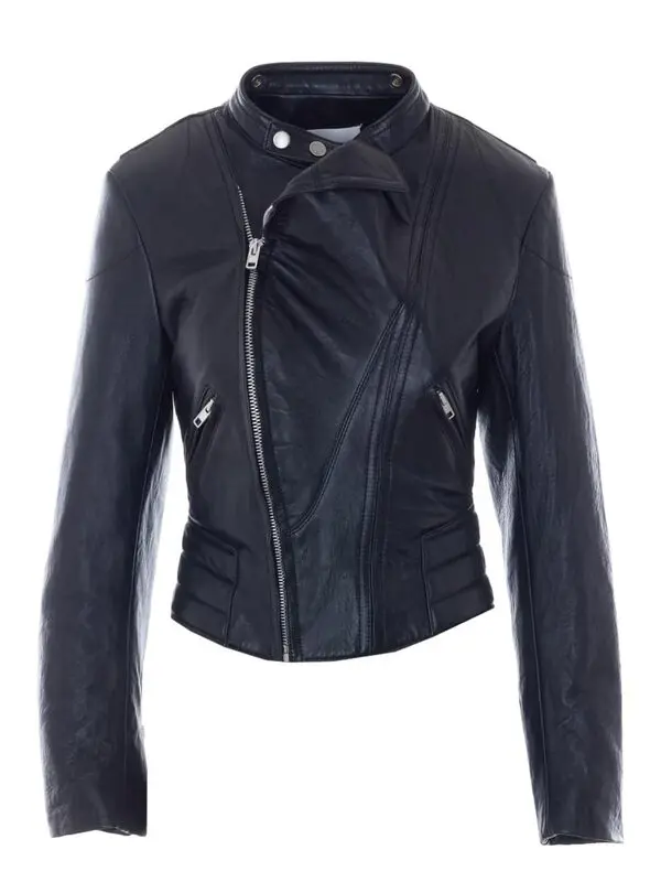 MAISON MARGIELA Leather Jacket - Black