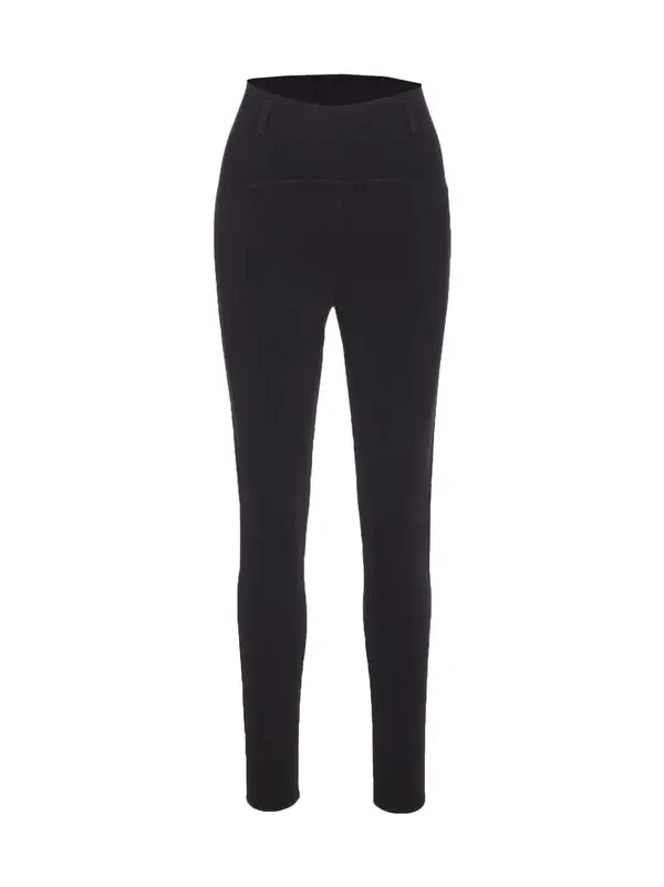 Alaïa Rib Leggings - Black