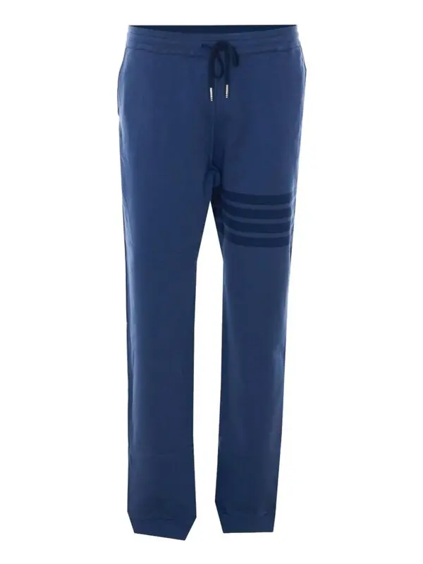 Thom Browne Overdyed Bar Sweatpants - Blue