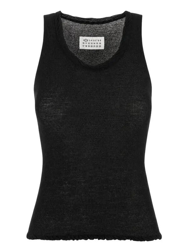 MAISON MARGIELA Ribbed Tank Top - Multicolor