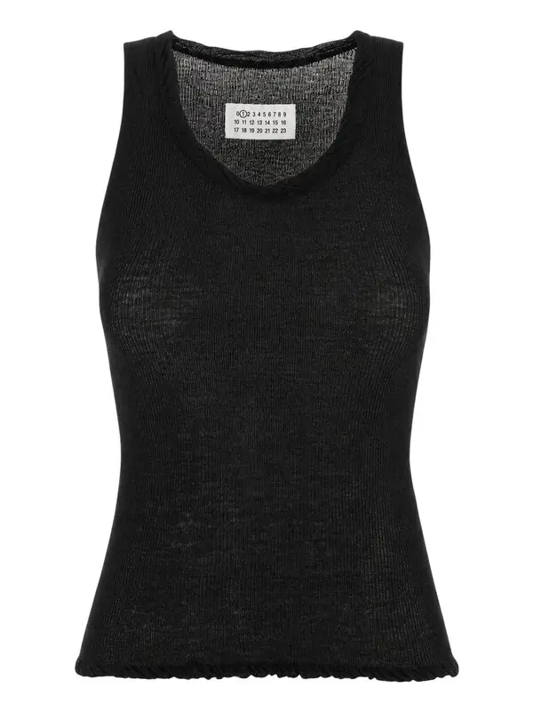 MAISON MARGIELA Ribbed Tank Top - Multicolor