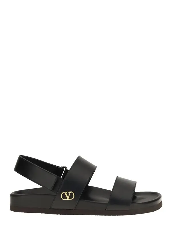 Valentino Garavani Studshield Sandals - Black
