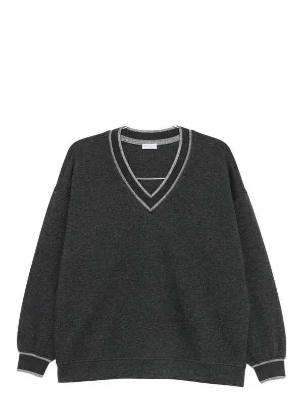 Brunello Cucinelli V-neck Long Sleeve Knitwear - Multicolor