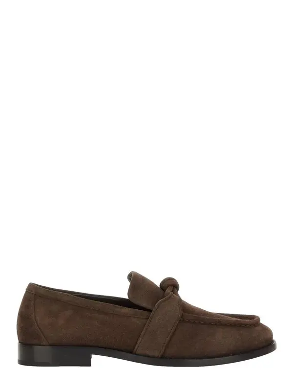 Bottega Veneta Astaire Loafer With Knot Detailing - Brown