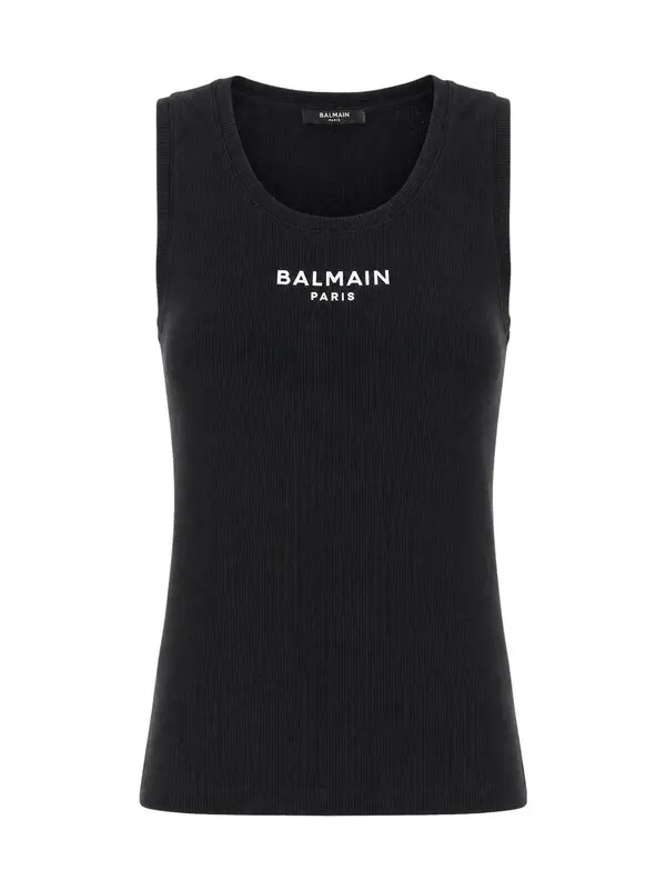 Balmain Ribbed Tank Top - Multicolor