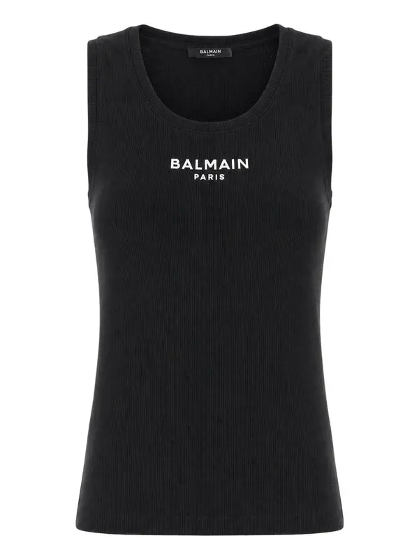Balmain Ribbed Tank Top - Multicolor