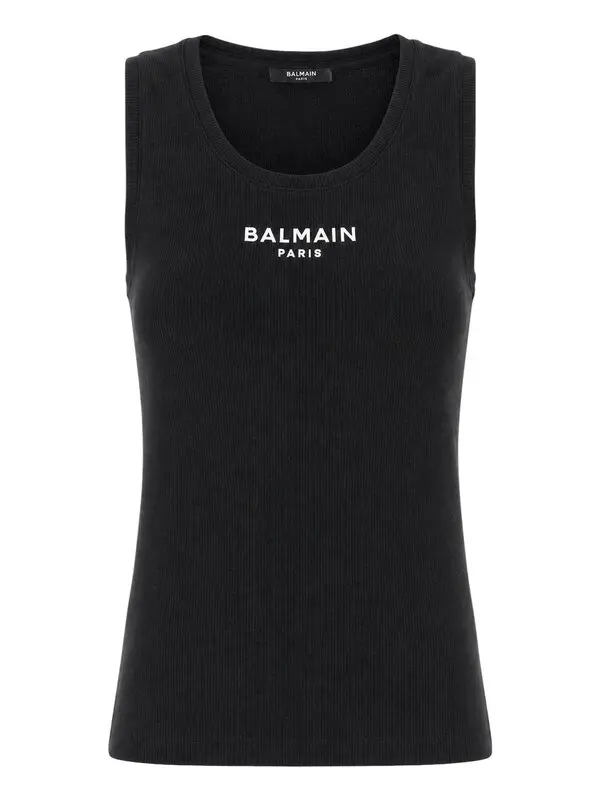 Balmain Ribbed Tank Top - Multicolor