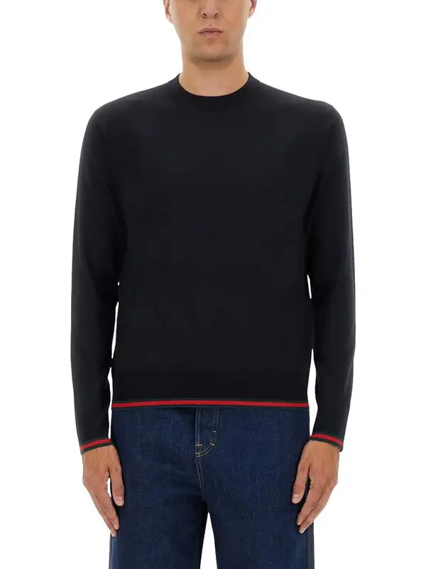 Gucci Web Pattern Sweater - Blue