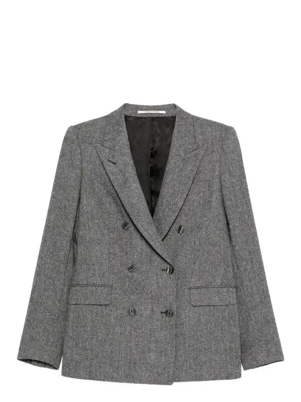 Tagliatore Wool Double-breasted Jacket - Multicolor