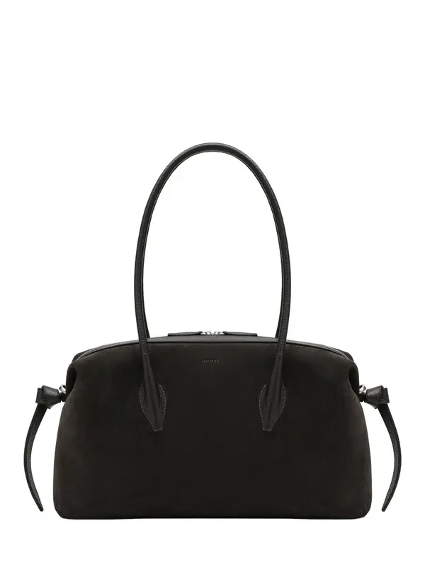 Yuzefi Suede Brioche Duffle Bag - Brown
