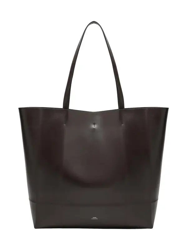 TOTEME Roam Leather Tote Bag - Brown