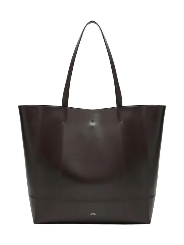 TOTEME Roam Leather Tote Bag - Brown