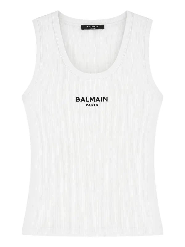 Balmain Ribbed Tank Top - Multicolor