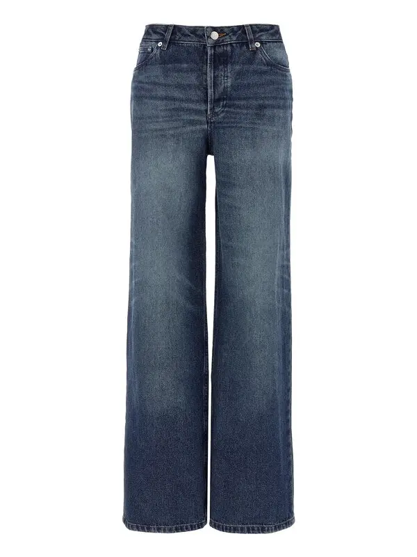 A.p.c. Elisabeth Stonewashed Denim Jeans - Blue