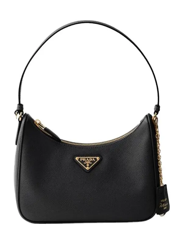 Prada Saffiano Leather Re-edition 2005 Mini Bag - Black
