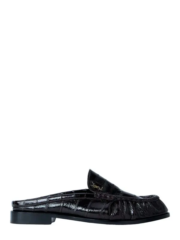 Saint Laurent Leather Le Loafer Mules - Multicolor