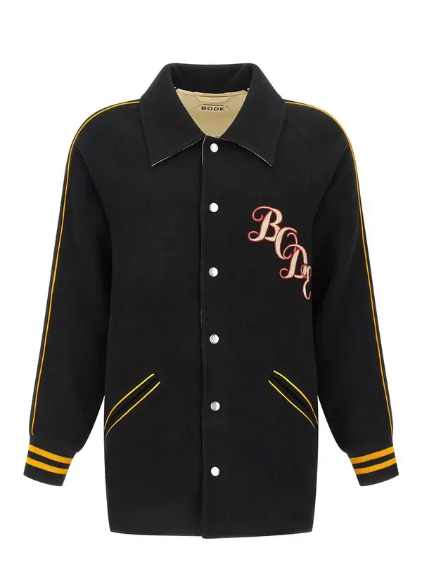 BODE Monogram Snap Reversible Jacket - Multicolor