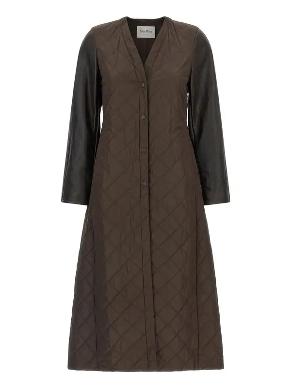 Max Mara Berta1234' Coat - Brown