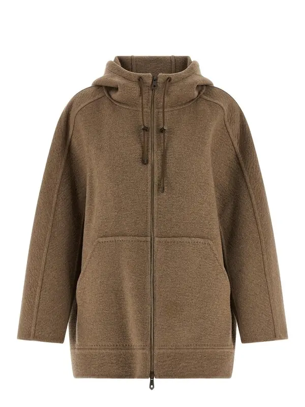Max Mara Gradi Cashmere Coat - Brown