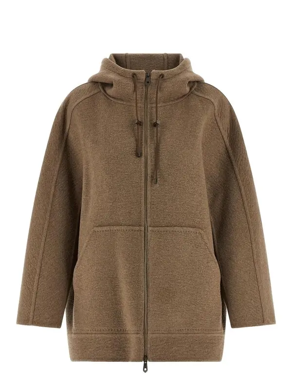 Max Mara Gradi Cashmere Coat - Brown