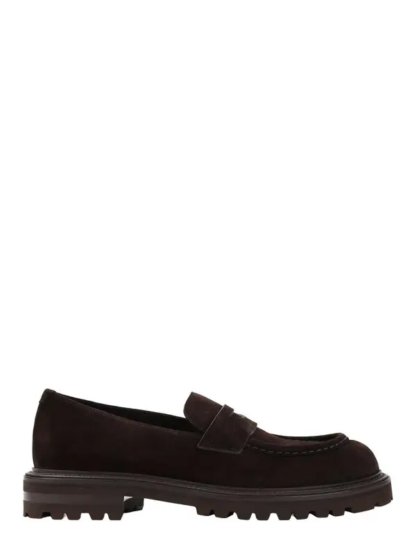 Giorgio Armani Suede Loafer - Brown