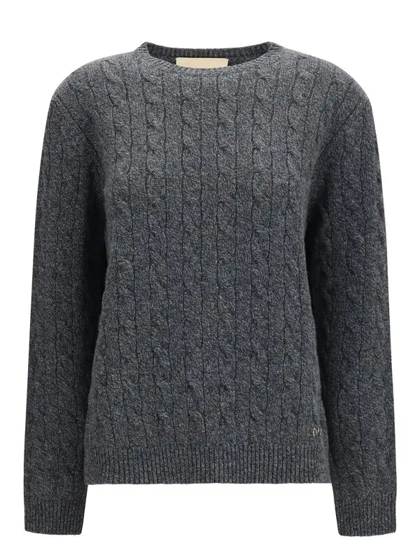 Valentino Garavani Virgin Wool Sweater - Gray