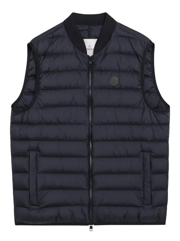 Moncler Quilted Froissel Waistcoat - Blue