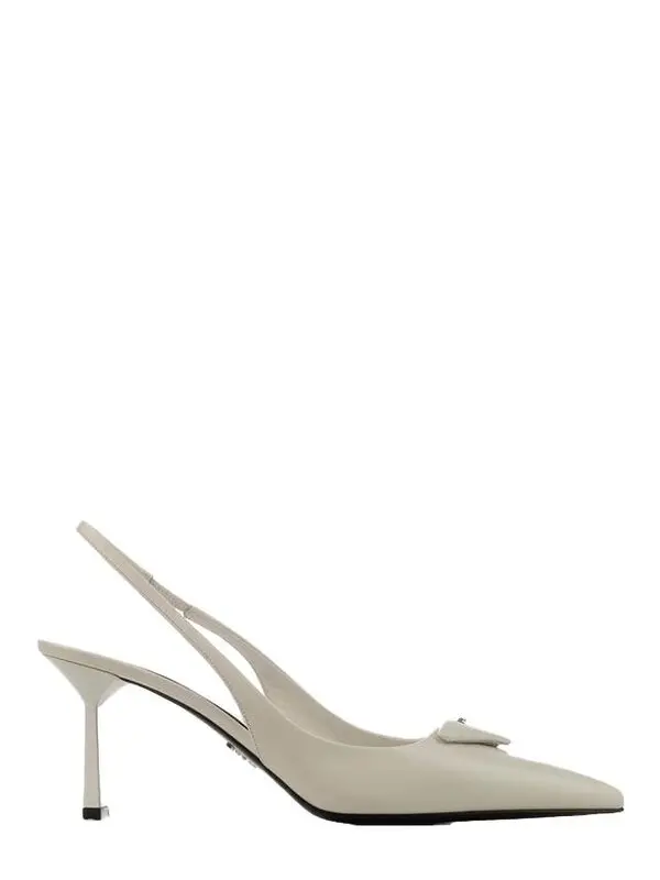 Prada Pointed Toe Slingback Pumps - Multicolor