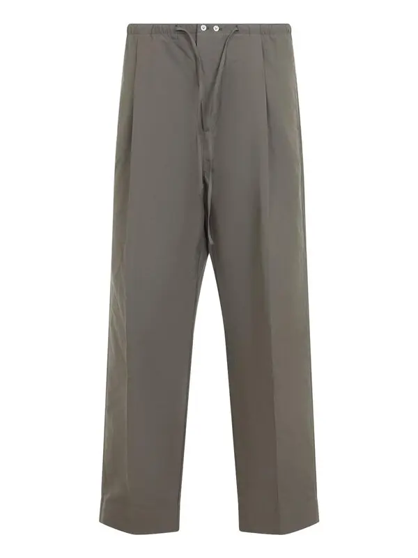 Bottega Veneta Cotton Trousers - Gray