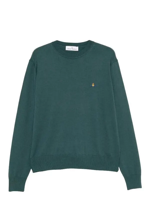 VIVIENNE WESTWOOD Organic Cotton And Cashmere Jumper - Green