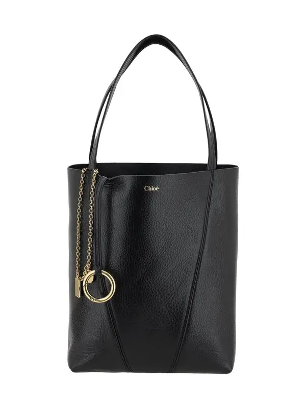 Chloé Spin Shoulder Bag - Black
