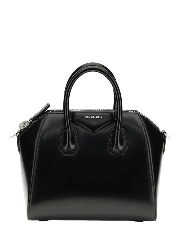 Givenchy Box Leather Antigona Mini Handbag - Black
