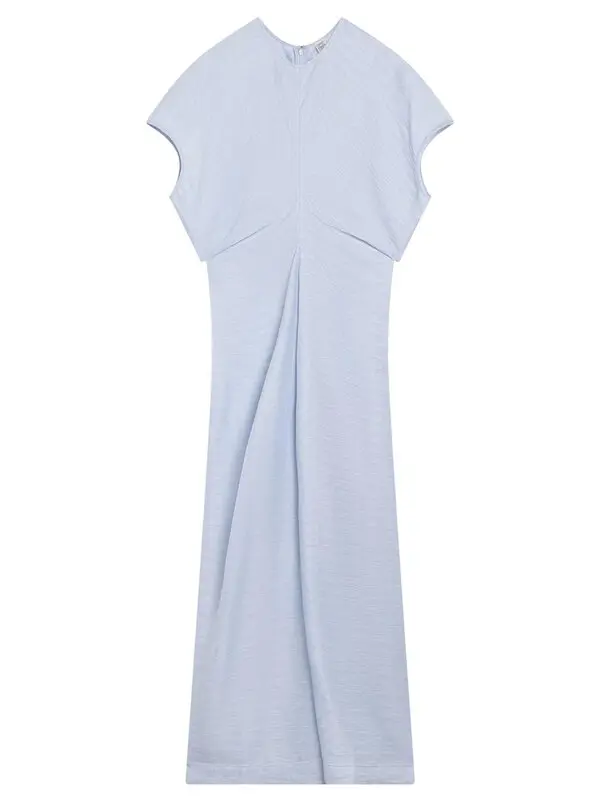 TOTEME Fluid Satin Dress - Blue
