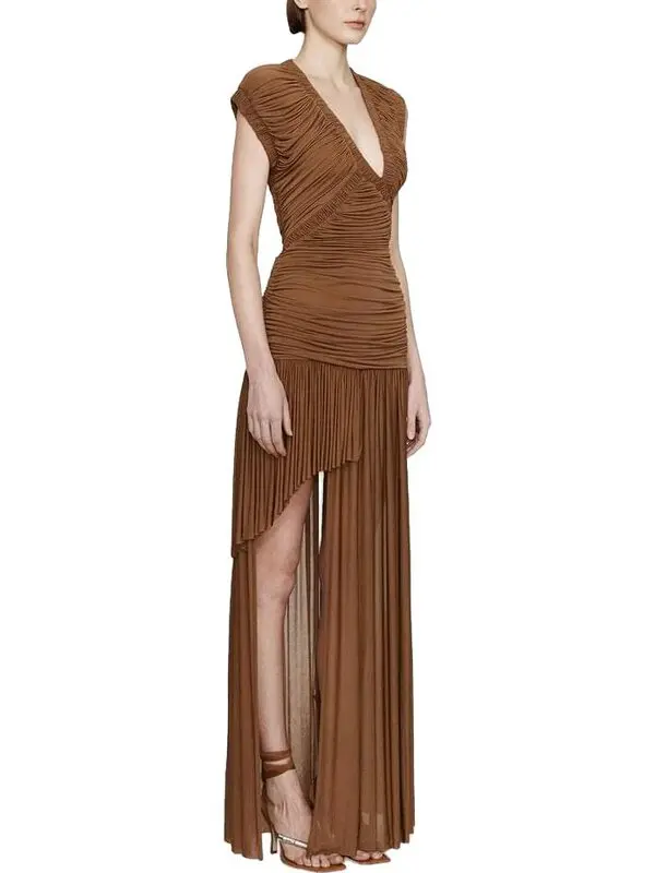 Christopher Esber Asymmetric Dress - Brown