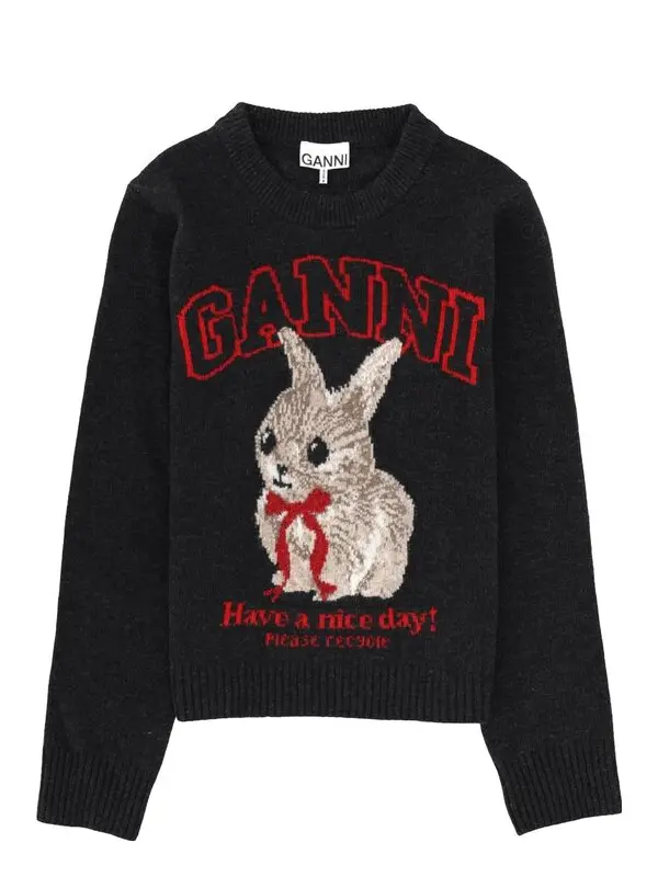GANNI Wool Jersey - Multicolor