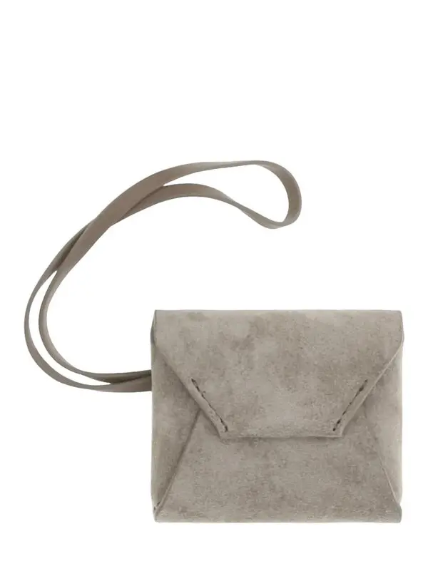 Brunello Cucinelli Suede Bag Charm - Gray