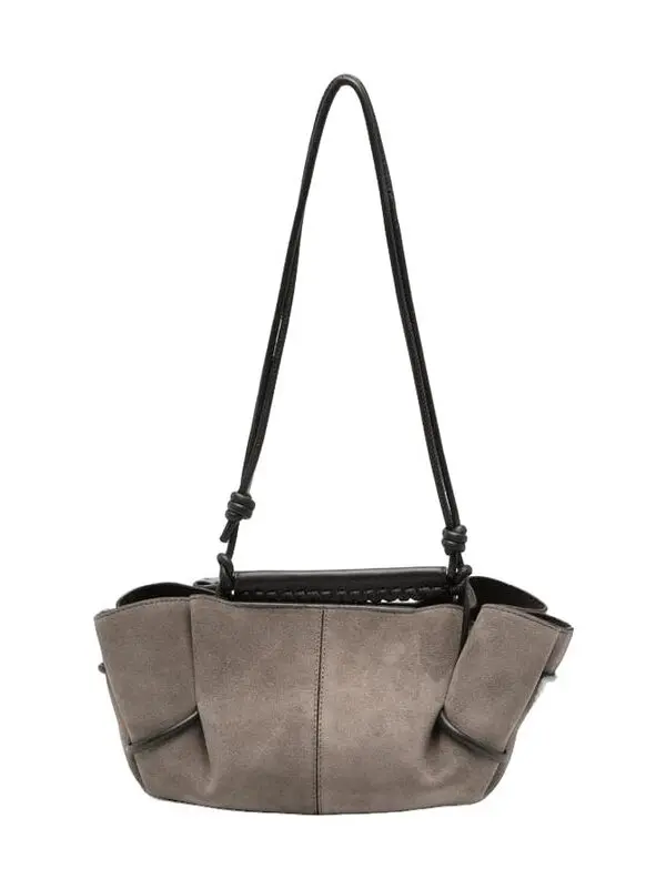 Hereu Calf Suede Tote Bag - Gray