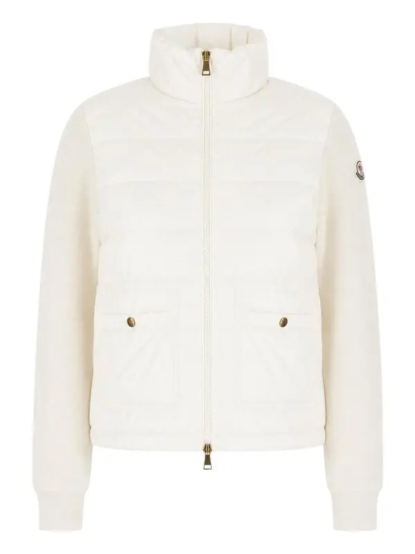 Moncler Zip Up Stand Collar Sweatshirt - Multicolor