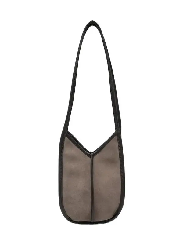 Hereu Suede Shoulder Bag - Gray
