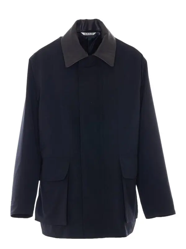 Auralee Wool Max Blouson - Black