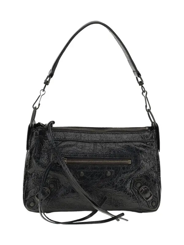 Balenciaga Le City Moto Mini Handbag - Black