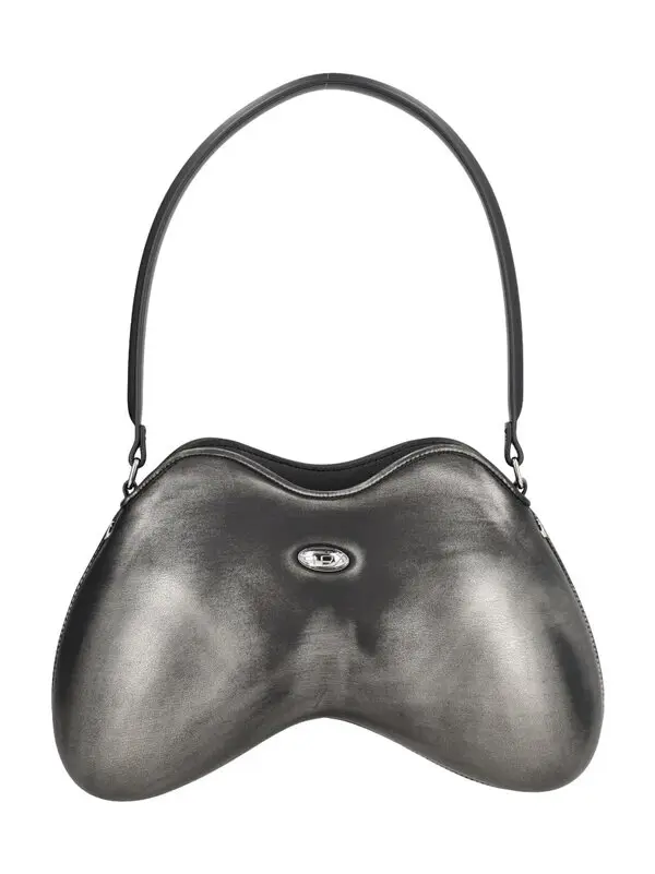DIESEL® Double-d Shoulder Bag - Silver