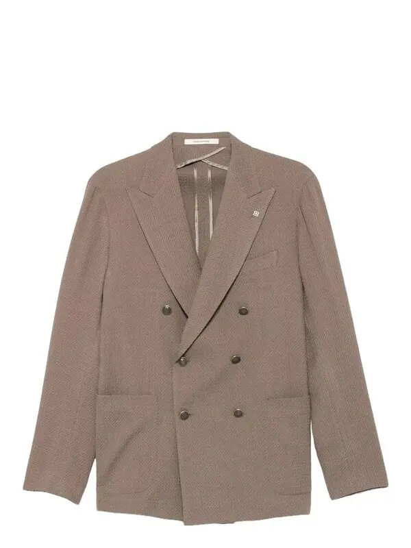 Tagliatore Grey Jackets Blazers - Gray