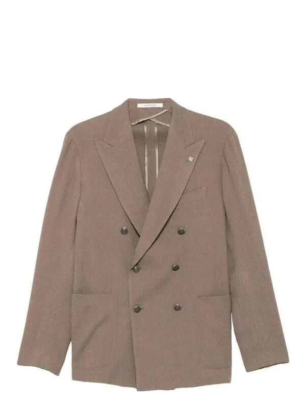 Tagliatore Grey Jackets Blazers - Gray