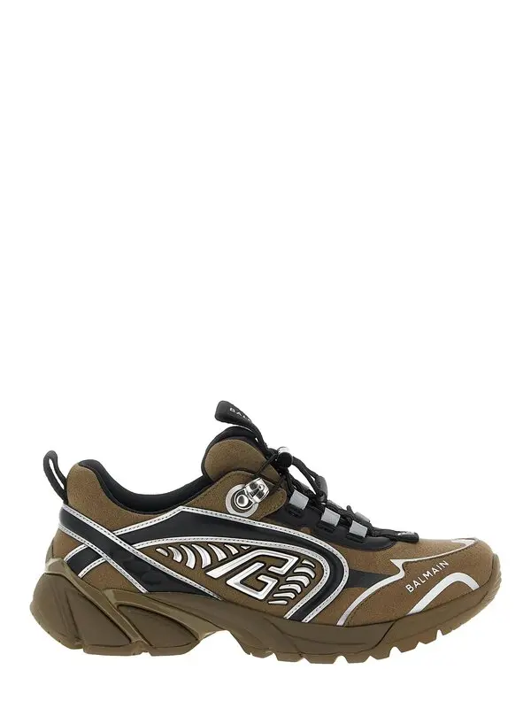 Balmain Cosmic Dust' Sneakers - Green