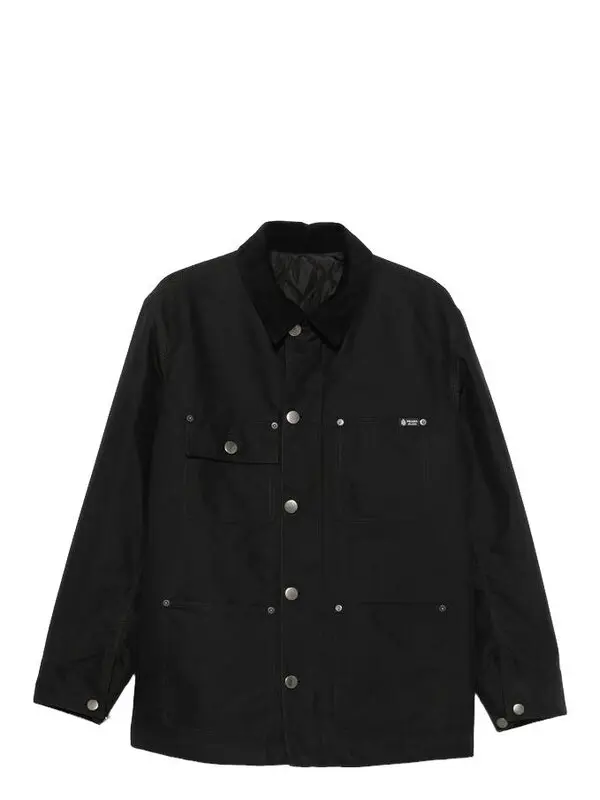 Prada Corduroy Collar Shirt Jacket - Black