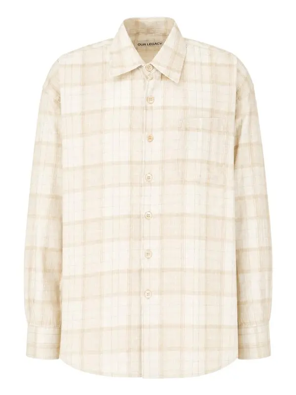 Our Legacy Stella Check Print Shirt - Multicolor