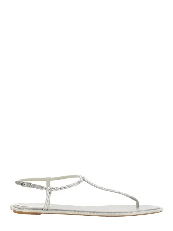 Rene Caovilla Diana Sandals - Silver