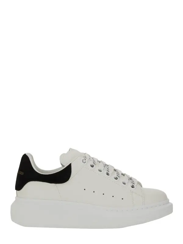 Alexander McQueen Calf Leather Sneakers - White