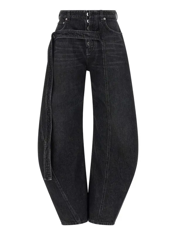 JEAN PAUL GAULTIER Low Waist Jeans - Black